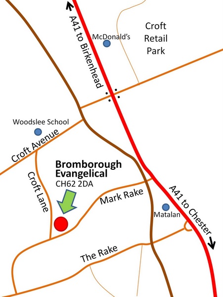 Find Us - Bromborough Evangelical Church Wirral